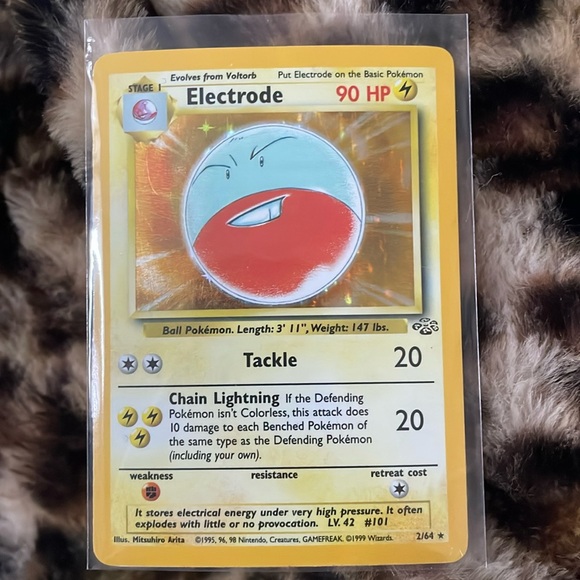 Pokemon | Toys | Authentic Pokemon Trading Card Game Electrode 2 ...
